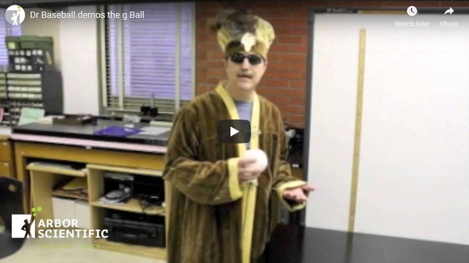 Measuring "g" with the g Ball – Arbor Scientific