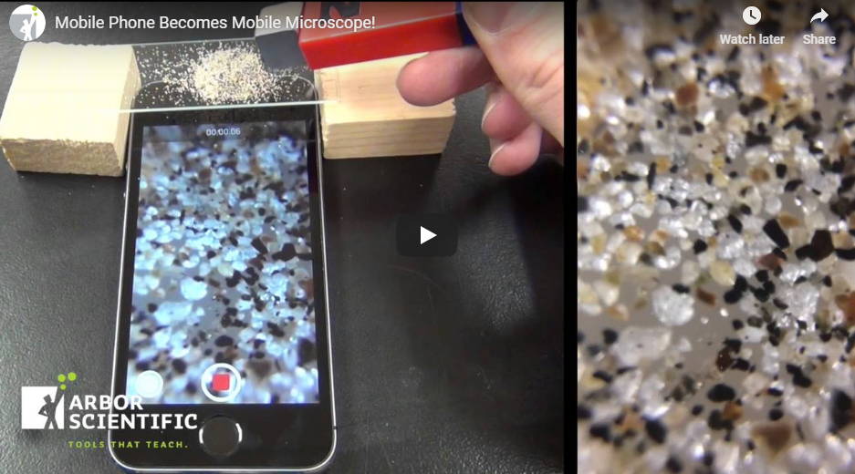 Turn Your Mobile Phone into a Mobile Microscope – Arbor Scientific