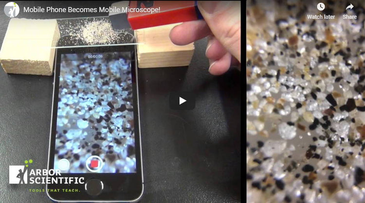 Turn Your Mobile Phone into a Mobile Microscope – Arbor Scientific