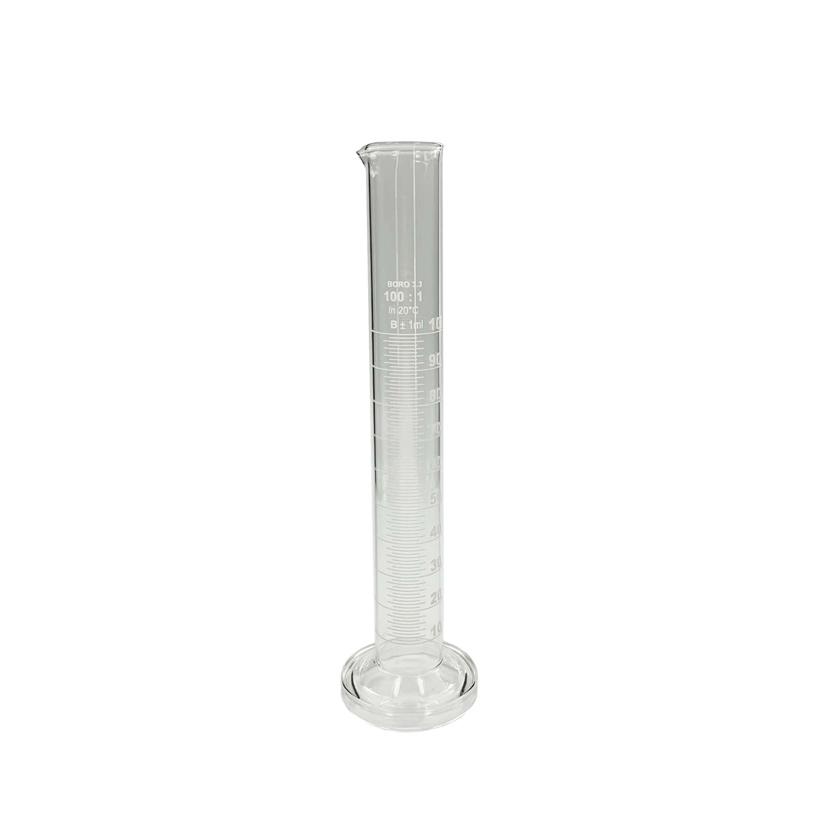 Borosilicate Cylinder 100mL, Glass - Arbor Scientific
