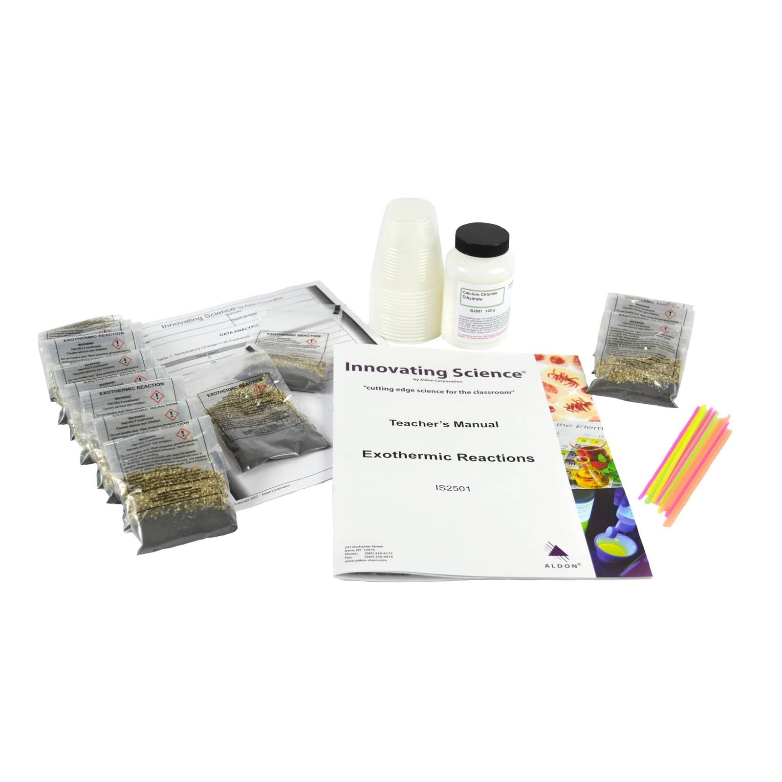 Exothermic Reactions Classroom Kit – Arbor Scientific
