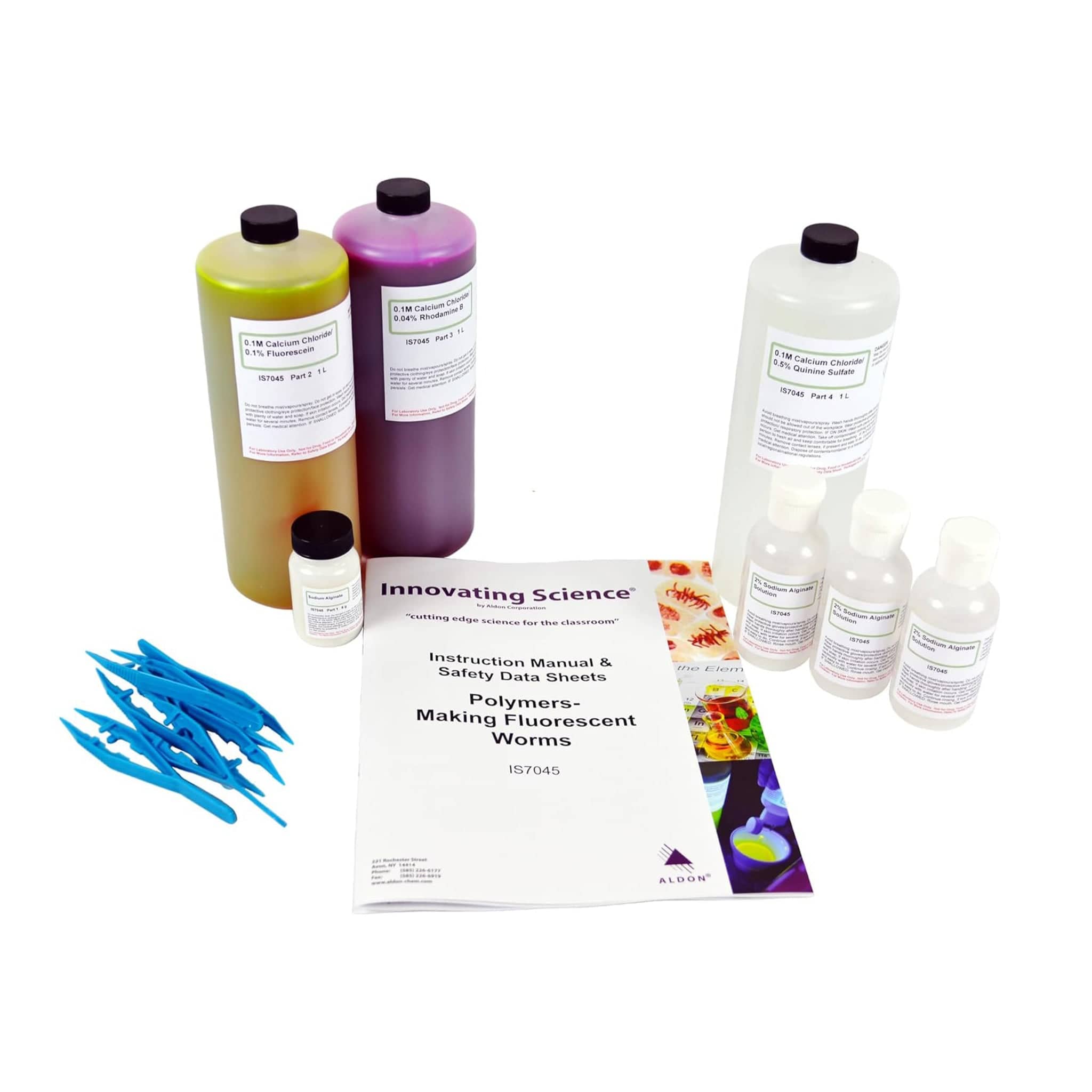 Polymers - Making Fluorescent Worms Classroom Kit – Arbor Scientific