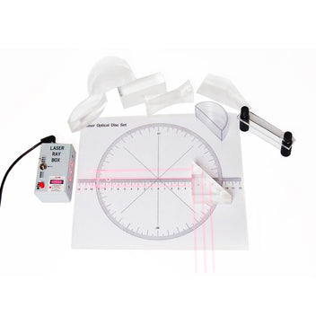 Laser Ray Box and Lenses - Geometric Optics Set - Arbor Scientific
