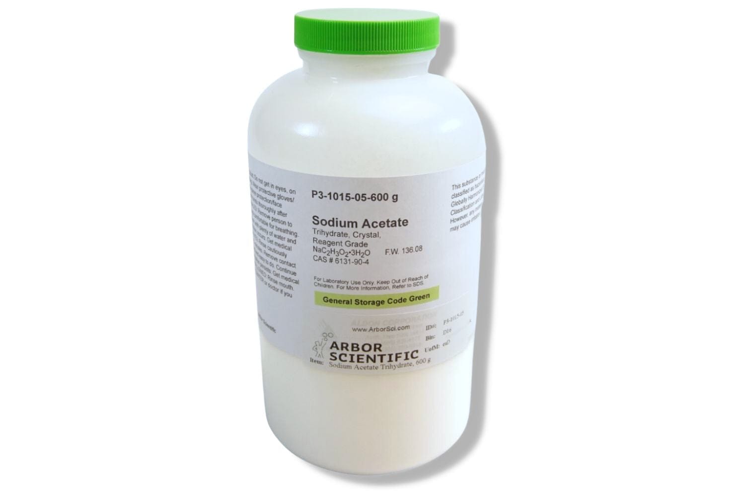 Sodium Acetate Trihydrate, 600 g – Arbor Scientific