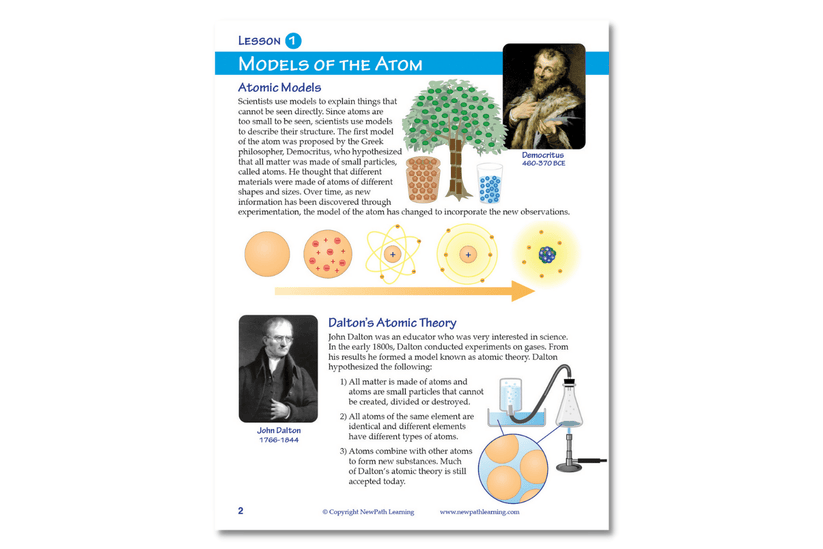 NewPath Learning Atoms & Chemical Bonding Learning Guide - Arbor Scientific