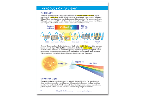 NewPath Learning Light & Optics Learning Guide - Arbor Scientific