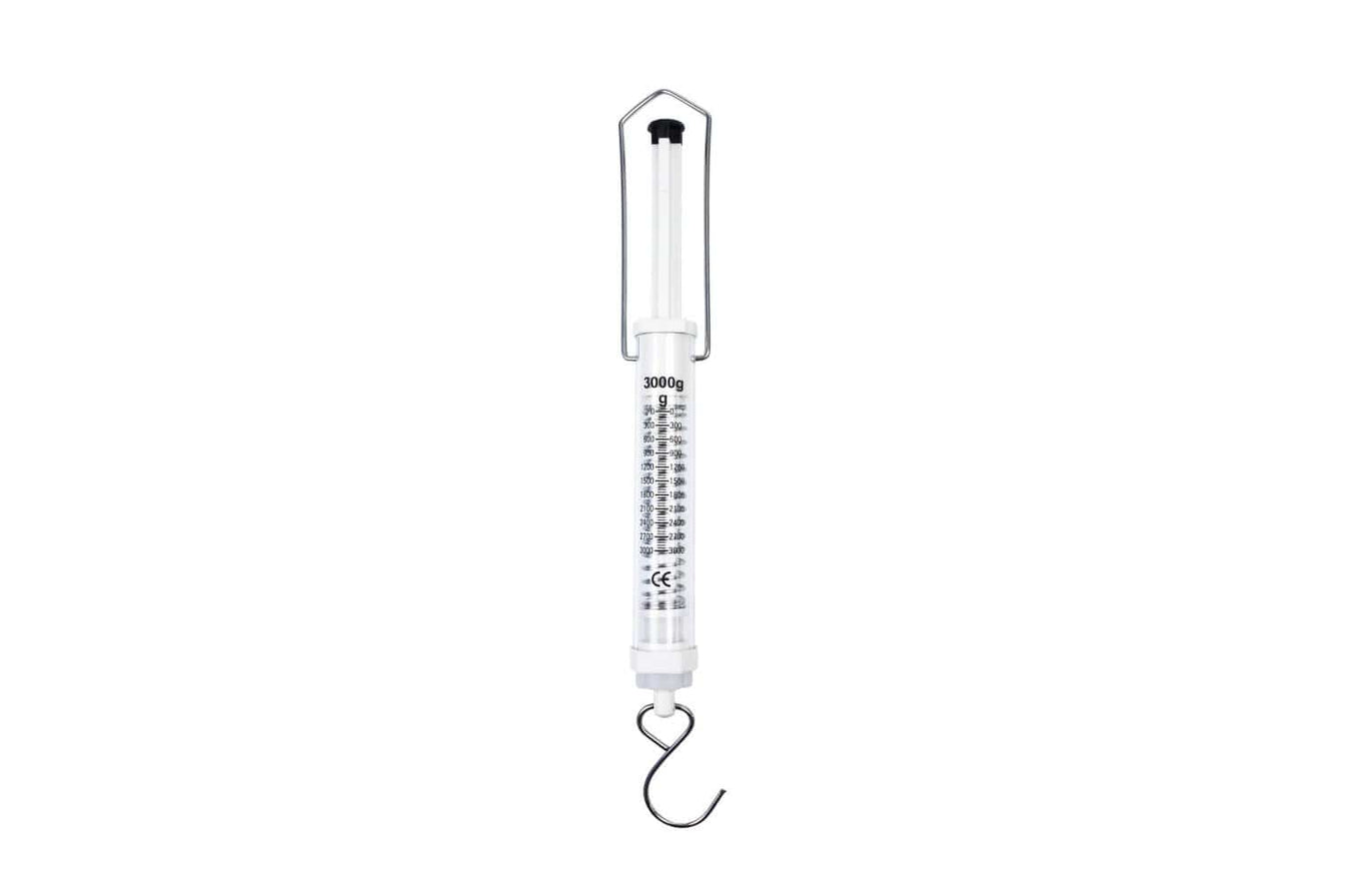 3000g Push-Pull Spring Scale, White - Arbor Scientific