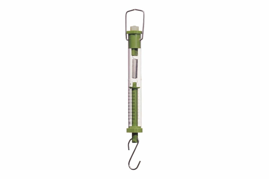 500g/5N Spring Scale, Green - Arbor Scientific