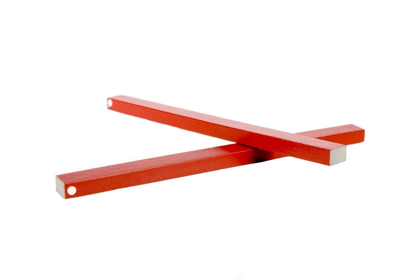 Alnico Bar Magnets Pair, 150 x 12 x 7 mm - Arbor Scientific