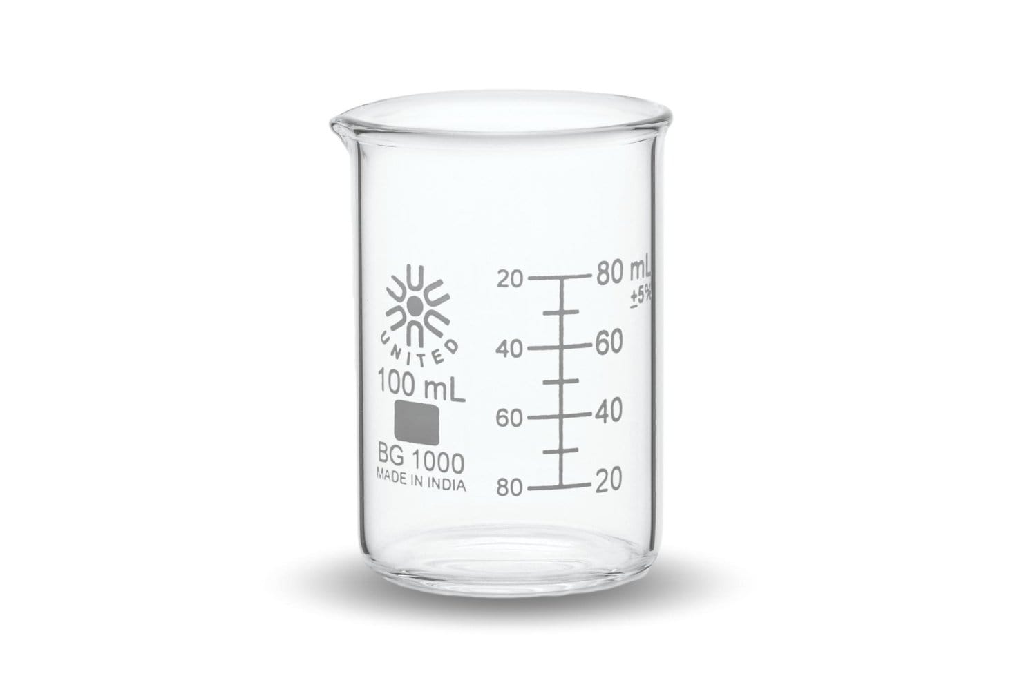 Beakers, Low Form, Borosilicate Glass, 100 mL - Arbor Scientific