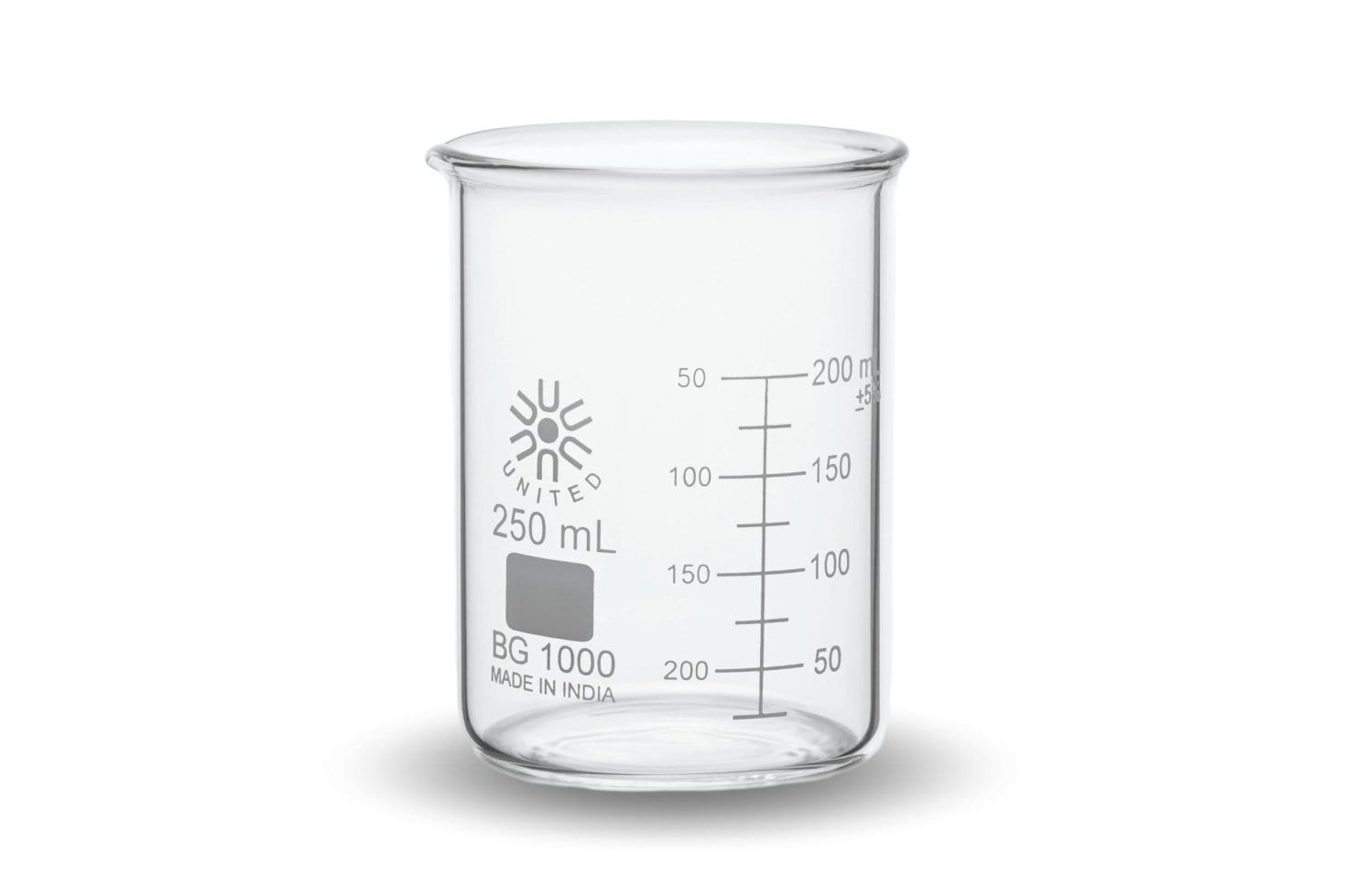 Beakers, Low Form, Borosilicate Glass, 250 mL - Arbor Scientific