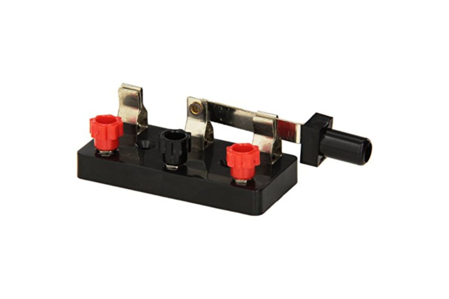 Knife Switch, Single Pole, Double Throw, Black - Arbor Scientific