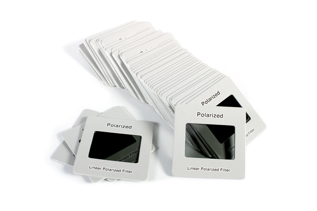 Slide Mounted Polarizing Filters 50/pack – Arbor Scientific