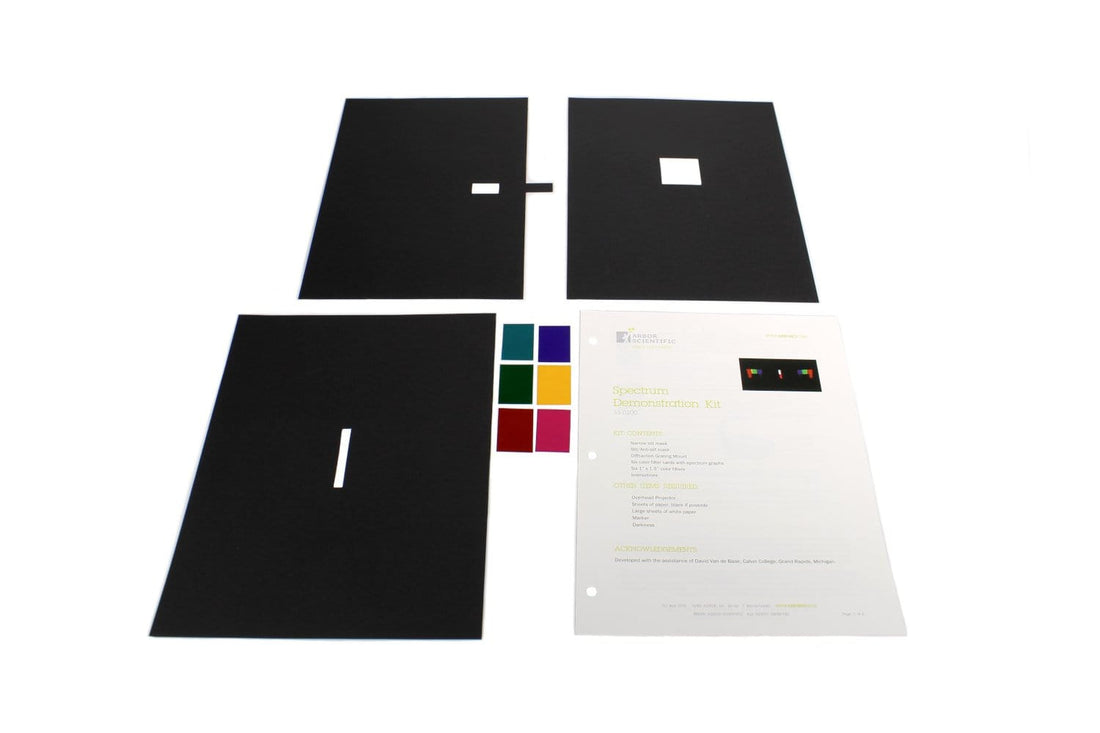 Spectrum Demo Kit, Color and Spectroscopy - Arbor Scientific
