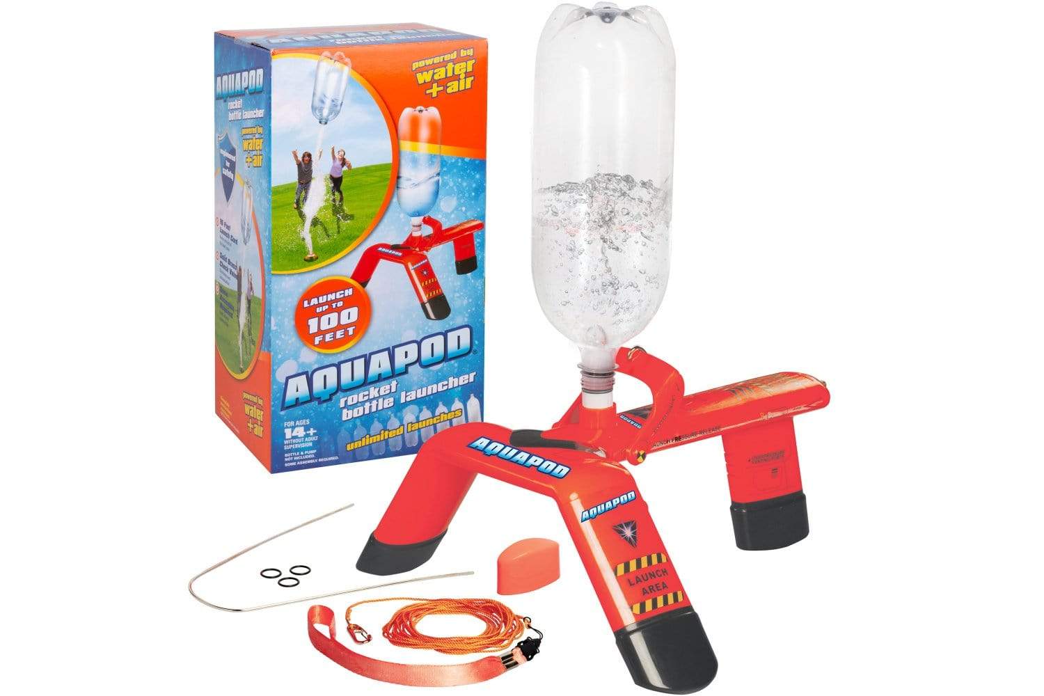 Aquapod Super Bottle Rocket Launcher, Water - Arbor Scientific